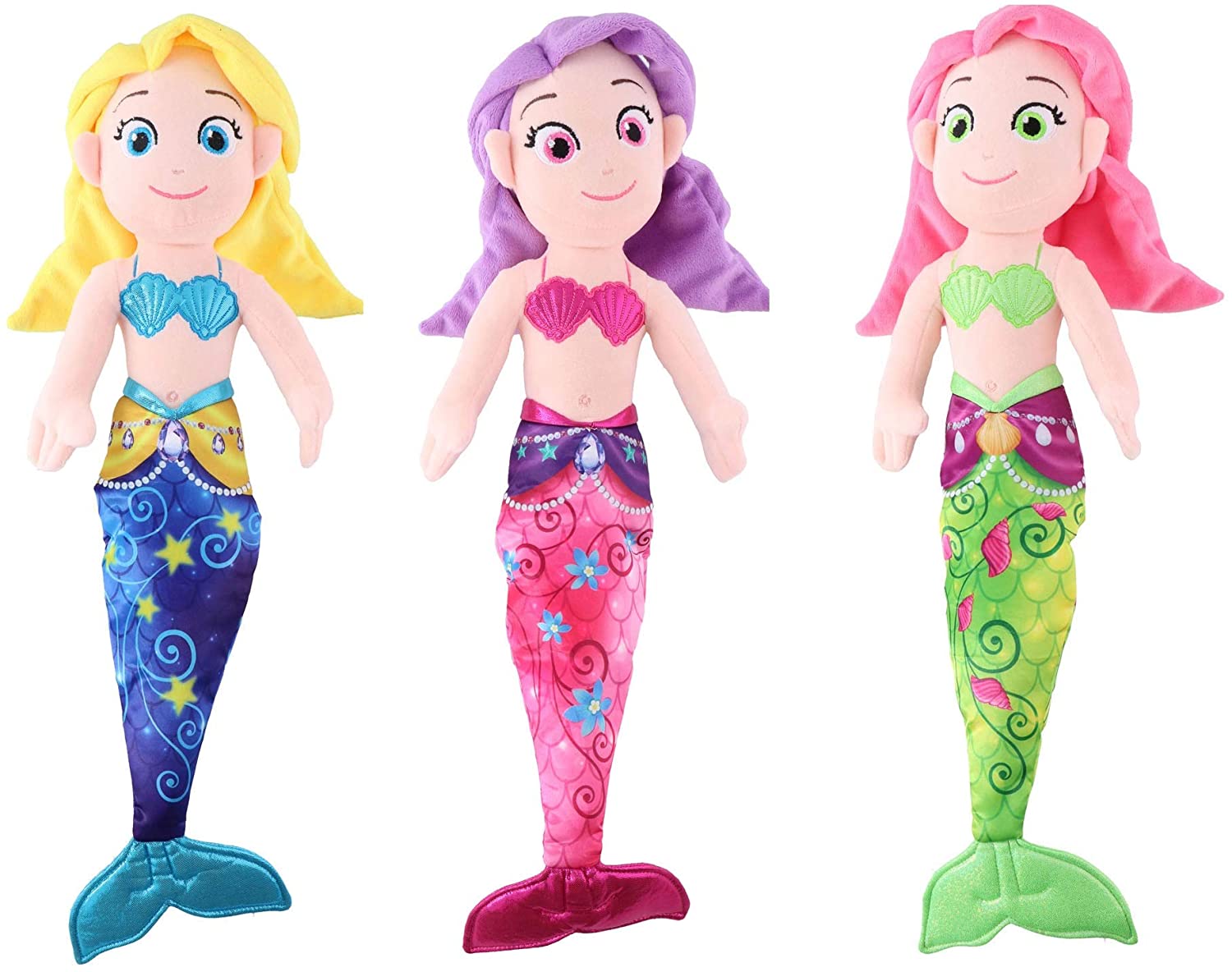 Mermaid Plush Toy for Girls - UMKYTOYS